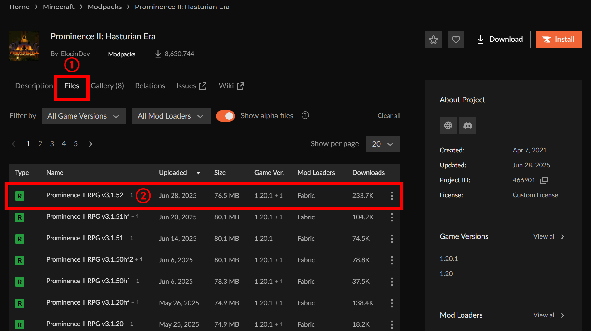 如何下载整合包的服务端文件 | VM汉化组